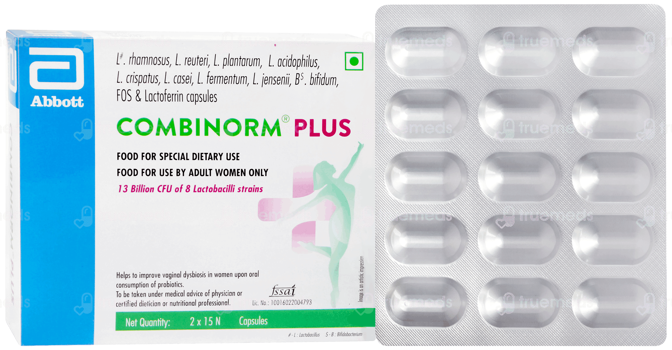 Combinorm Plus Capsule 15 - Uses, Side Effects, Dosage, Price | Truemeds