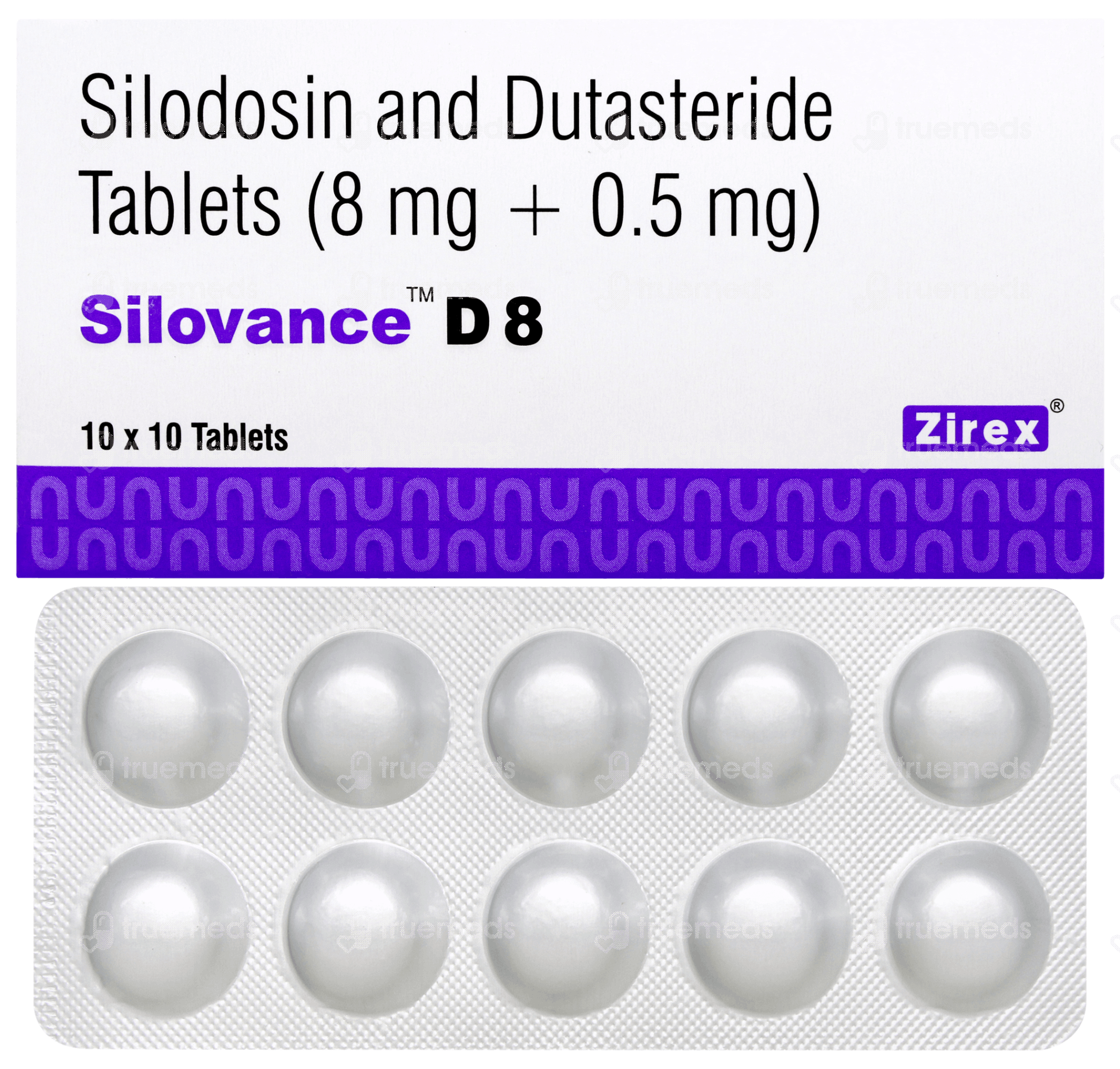 Silovance D 8 Tablet 10 - Uses, Side Effects, Dosage, Price | Truemeds