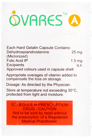 Ovares A Capsule 15 - Uses, Side Effects, Dosage, Price | Truemeds