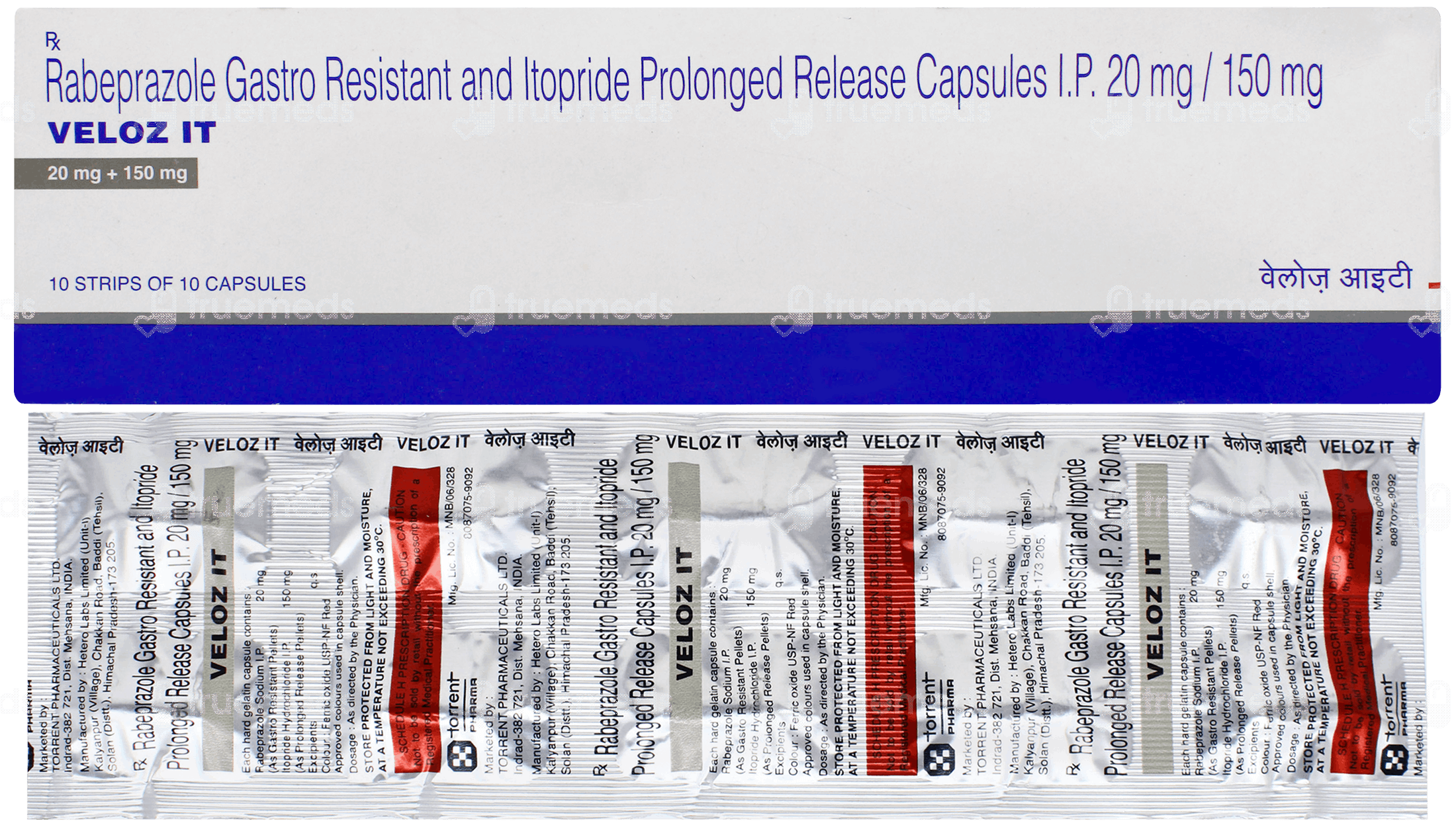 Veloz It Capsule Pr 10 - Uses, Side Effects, Dosage, Price | Truemeds