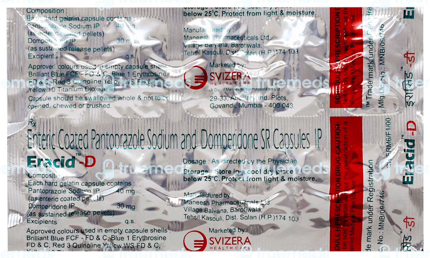 Eracid D Capsule: Uses, Side Effects, Price & Substitutes