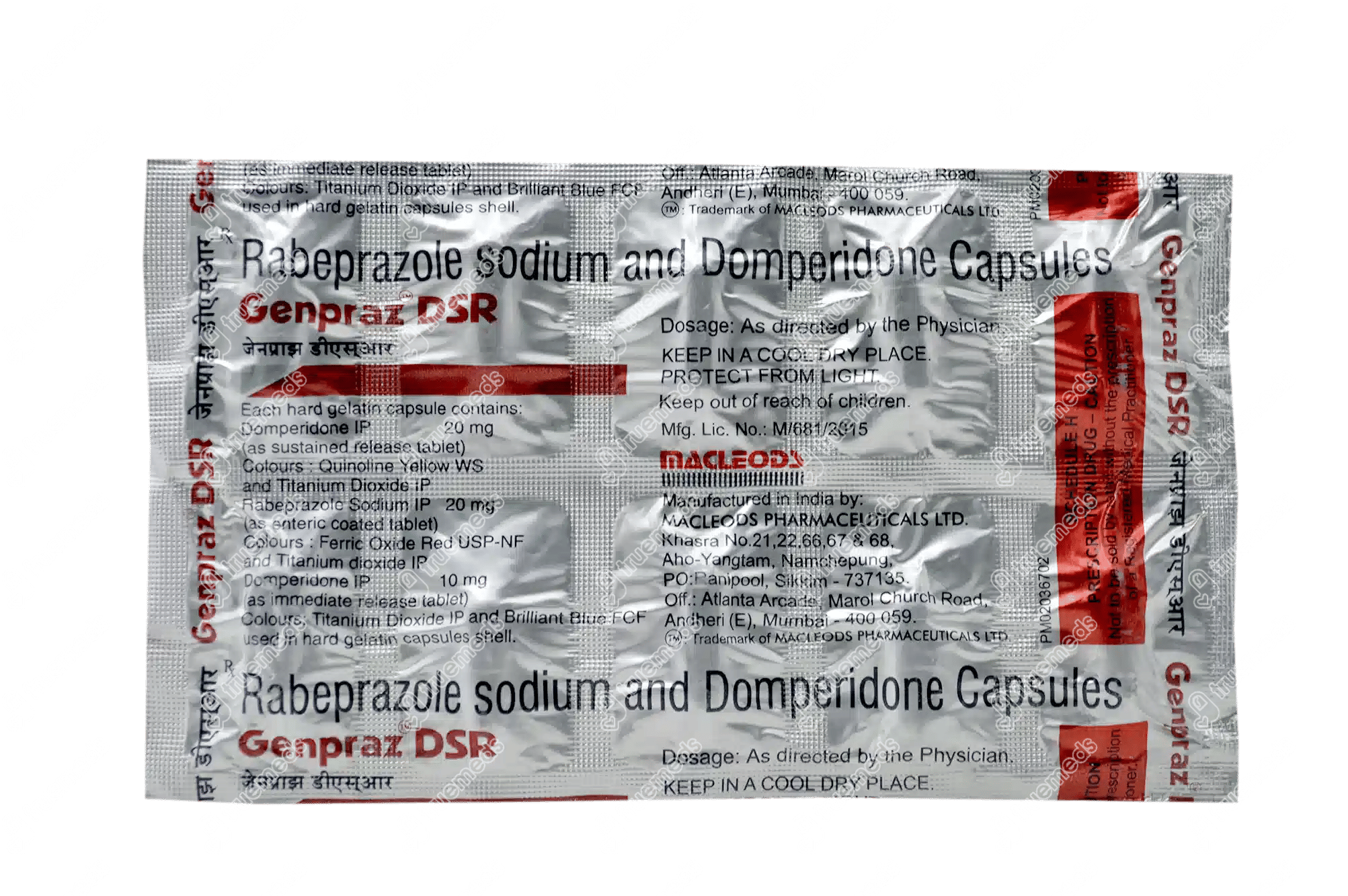 Genpraz Dsr Capsule 10: Uses, Side Effects, Price & Substitutes