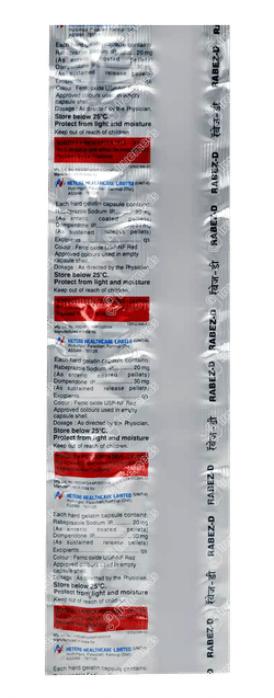 Rabez D 30/20 MG | Order Rabez D 30/20 MG Capsule Sr Online at Truemeds