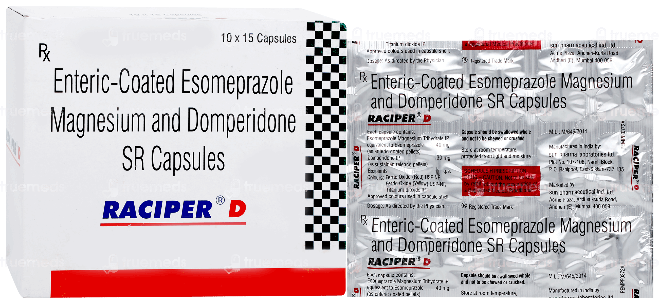 Raciper D Capsule – GERD & Acid Reflux Therapy