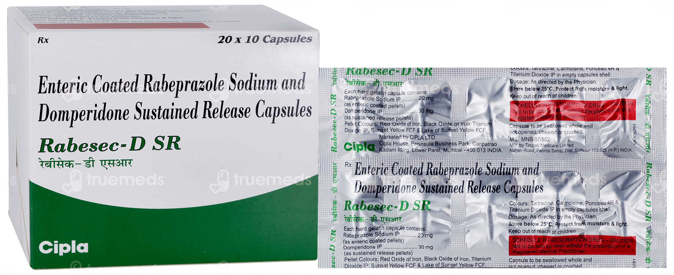 Rabesec D Sr Capsule: Uses, Side Effects, Price & Substitutes