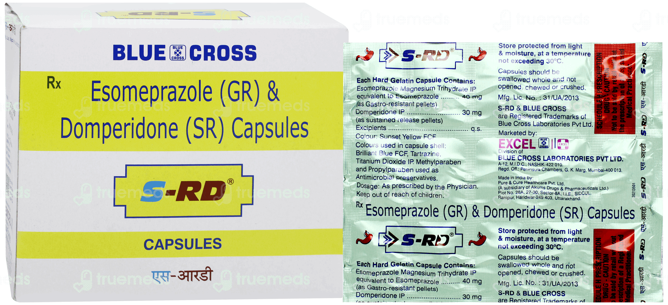 Srd 30/40 MG | Order Srd 30/40 MG Capsule Sr Online at Truemeds