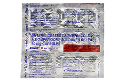 Esoz D 30/20 MG | Order Esoz D 30/20 MG Capsule Sr Online at Truemeds