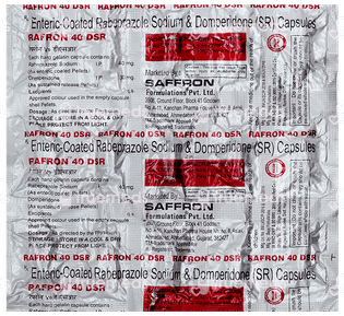 Rafron 40 Mg Dsr Capsule Sr 15 - Uses, Side Effects, Dosage, Price ...