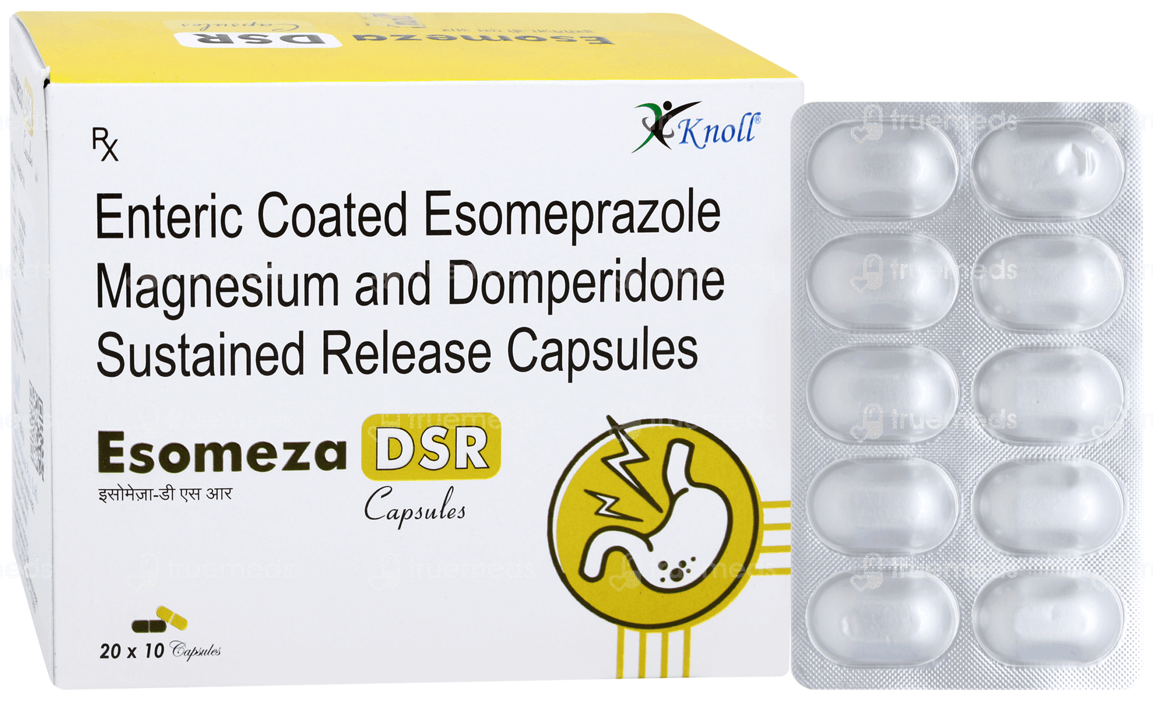 Esomeza Dsr 3040 Mg Capsule Sr 10 - Uses, Side Effects, Dosage, Price ...