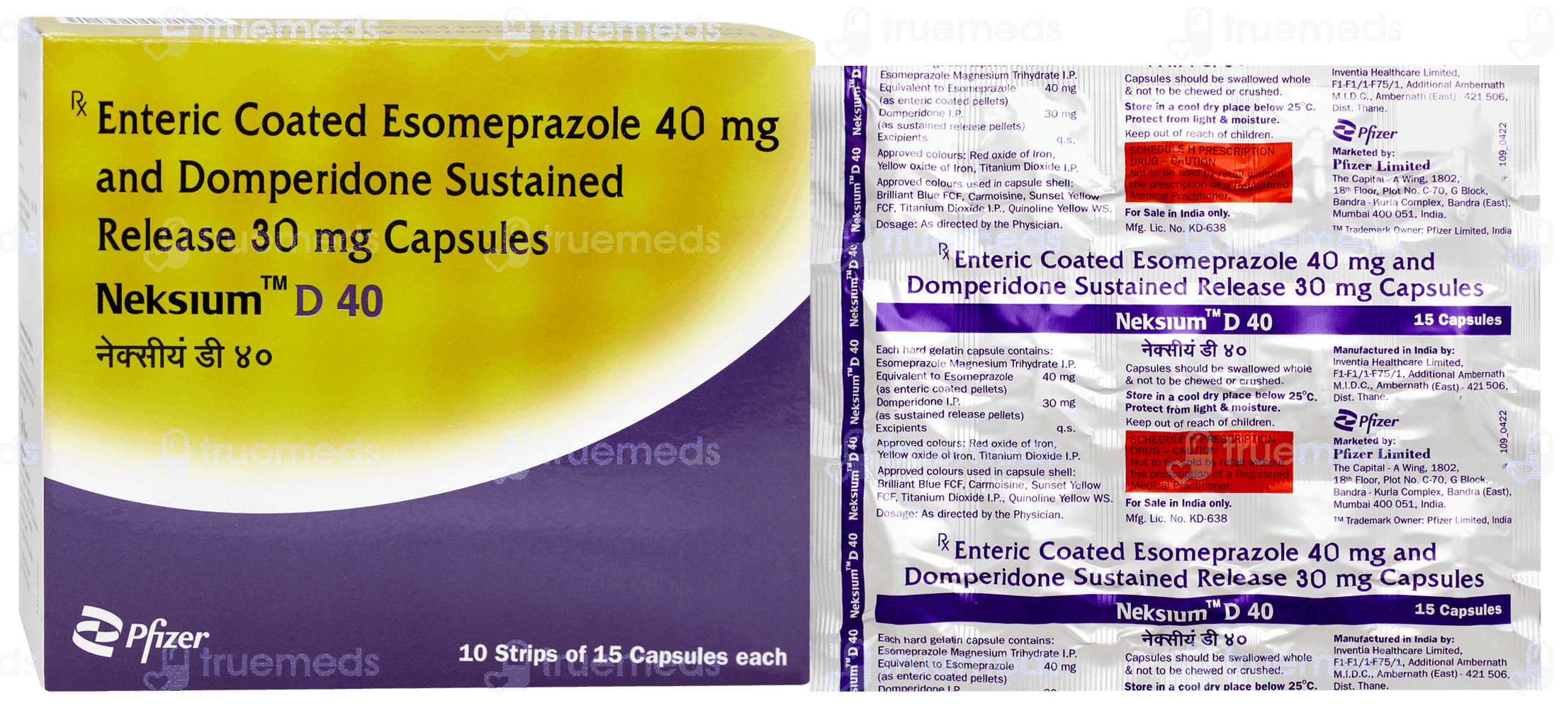Neksium D 40 Capsule: Uses, Side Effects, Price & Substitutes