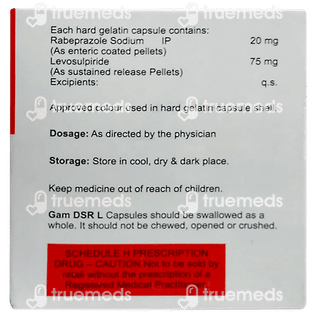 Gam Dsr L Capsule 10 - Uses, Side Effects, Dosage, Price | Truemeds
