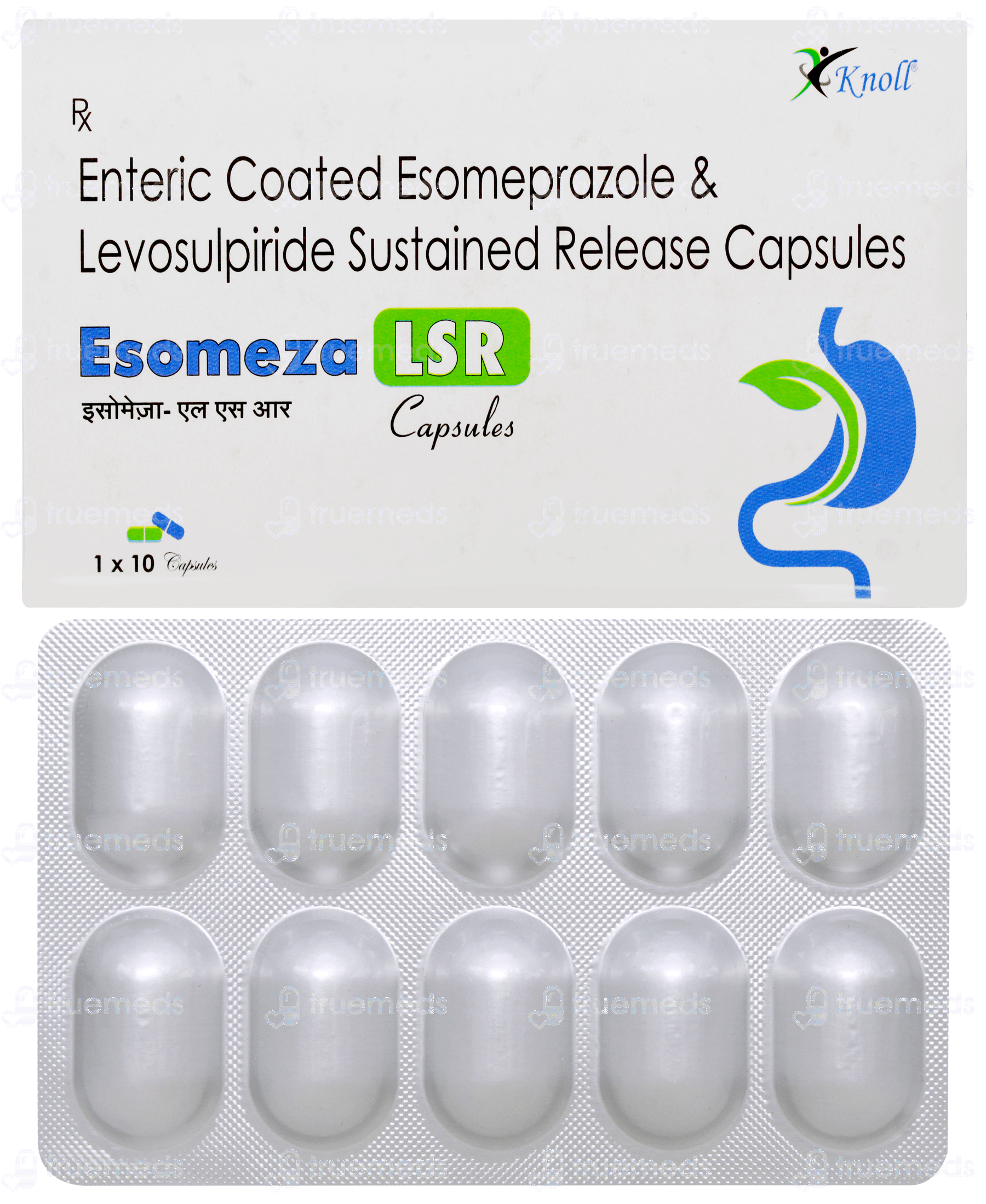 Esomeza Lsr Capsule 10 - Uses, Side Effects, Dosage, Price | Truemeds