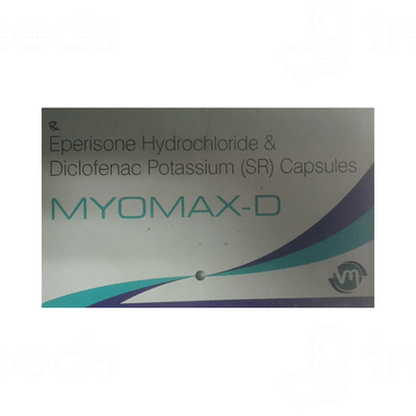 Myomax D Capsule 10 - Uses, Side Effects, Dosage, Price | Truemeds
