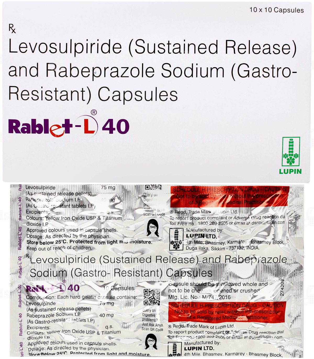 Rablet L 4075 Capsule Sr 10 - Uses, Side Effects, Dosage, Price | Truemeds