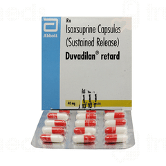 Duvadilan Retard 40mg Capsule 15 - Uses, Side Effects, Dosage, Price ...