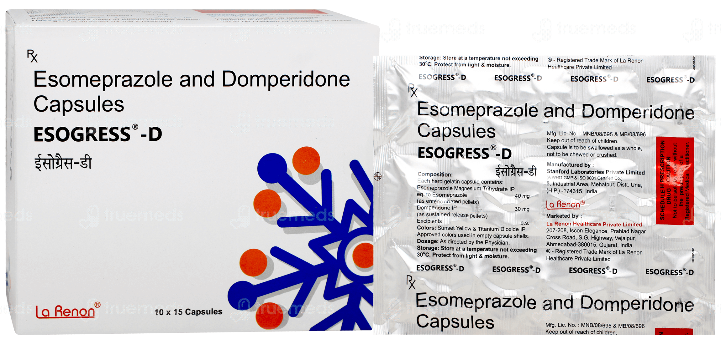 Esogress D Capsule 15 - Uses, Side Effects, Dosage, Price | Truemeds