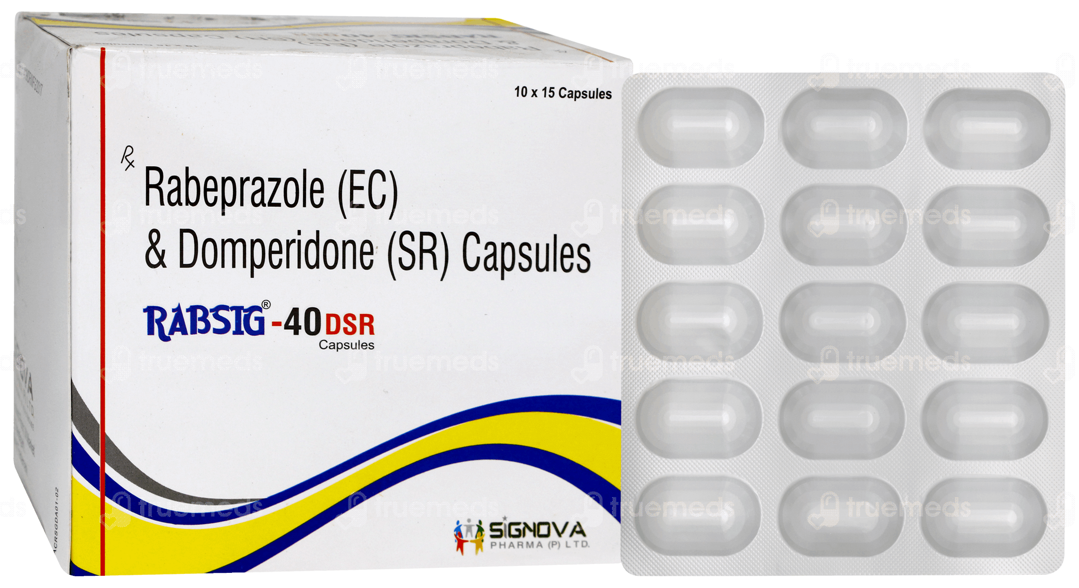 Rabsig 40 Dsr Capsule 15 - Uses, Side Effects, Dosage, Price | Truemeds
