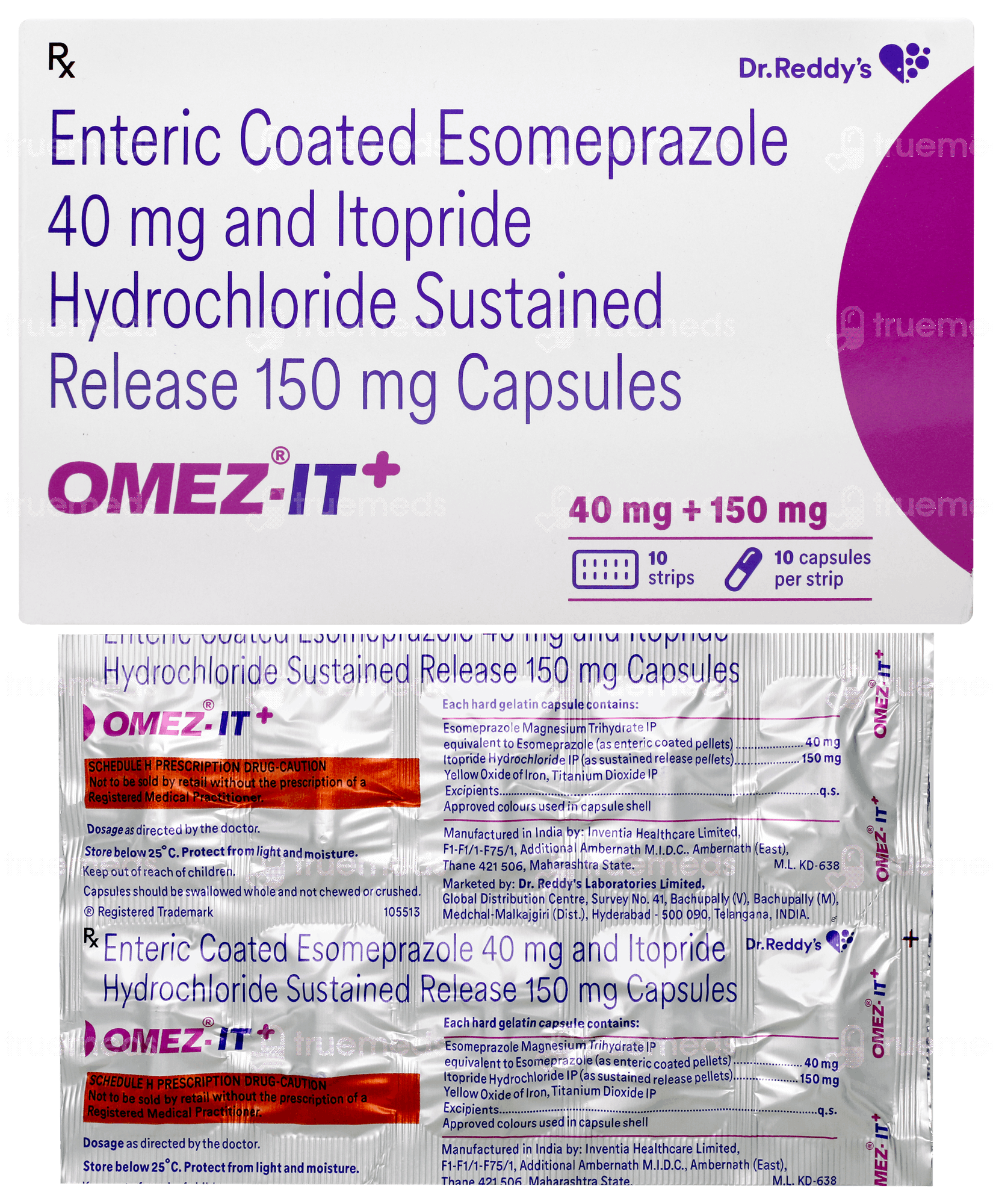 Omez It Capsule 10 - Uses, Side Effects, Dosage, Price | Truemeds