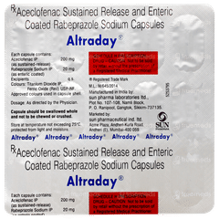 Altraday Capsule 15 - Uses, Side Effects, Dosage, Price | Truemeds