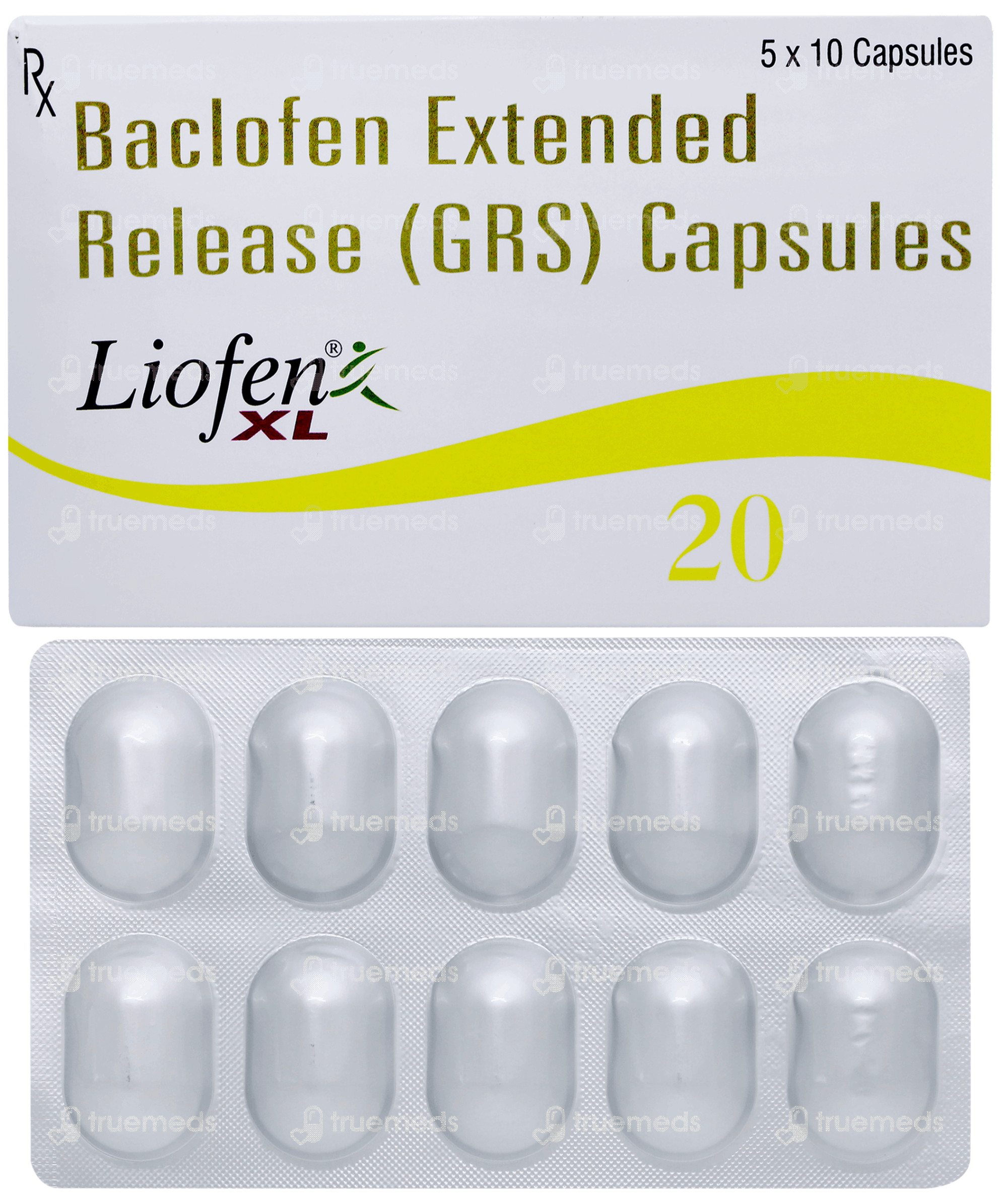 Liofen Xl 20 MG Xl | Order Liofen Xl 20 MG Capsule Xl Online at Truemeds