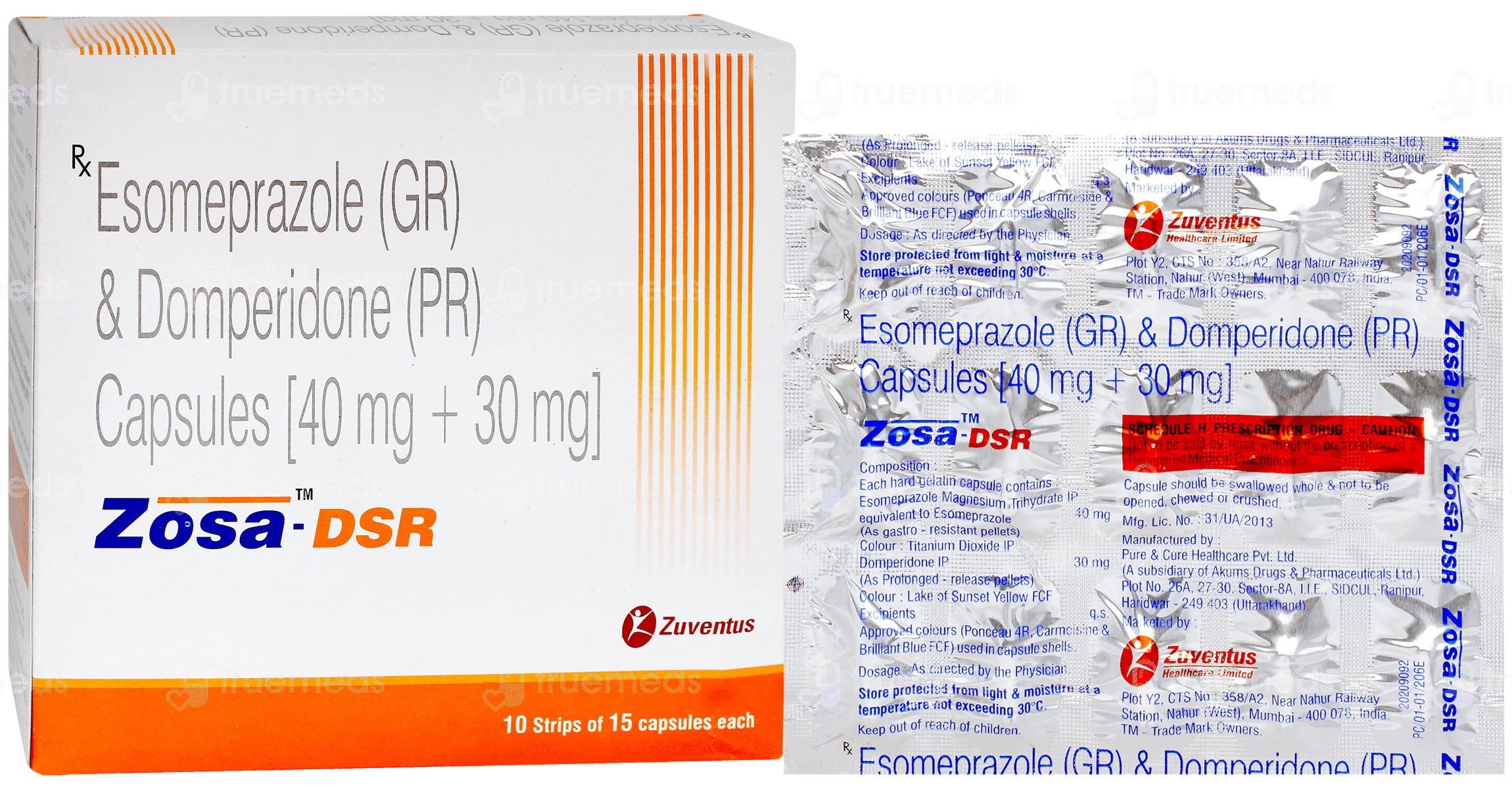 Zosa Dsr 40/30 MGs Pr | Order Zosa Dsr 40/30 MG Capsules Pr Online at Truemeds