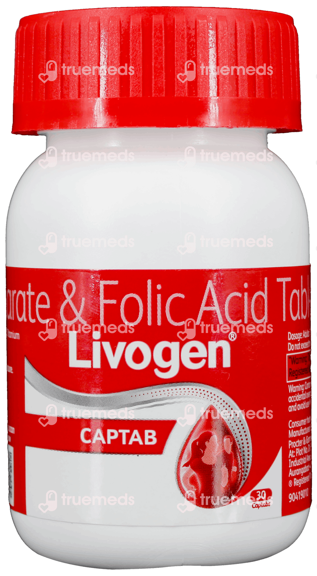 Livogen Captab 30 - Uses, Side Effects, Dosage, Price | Truemeds