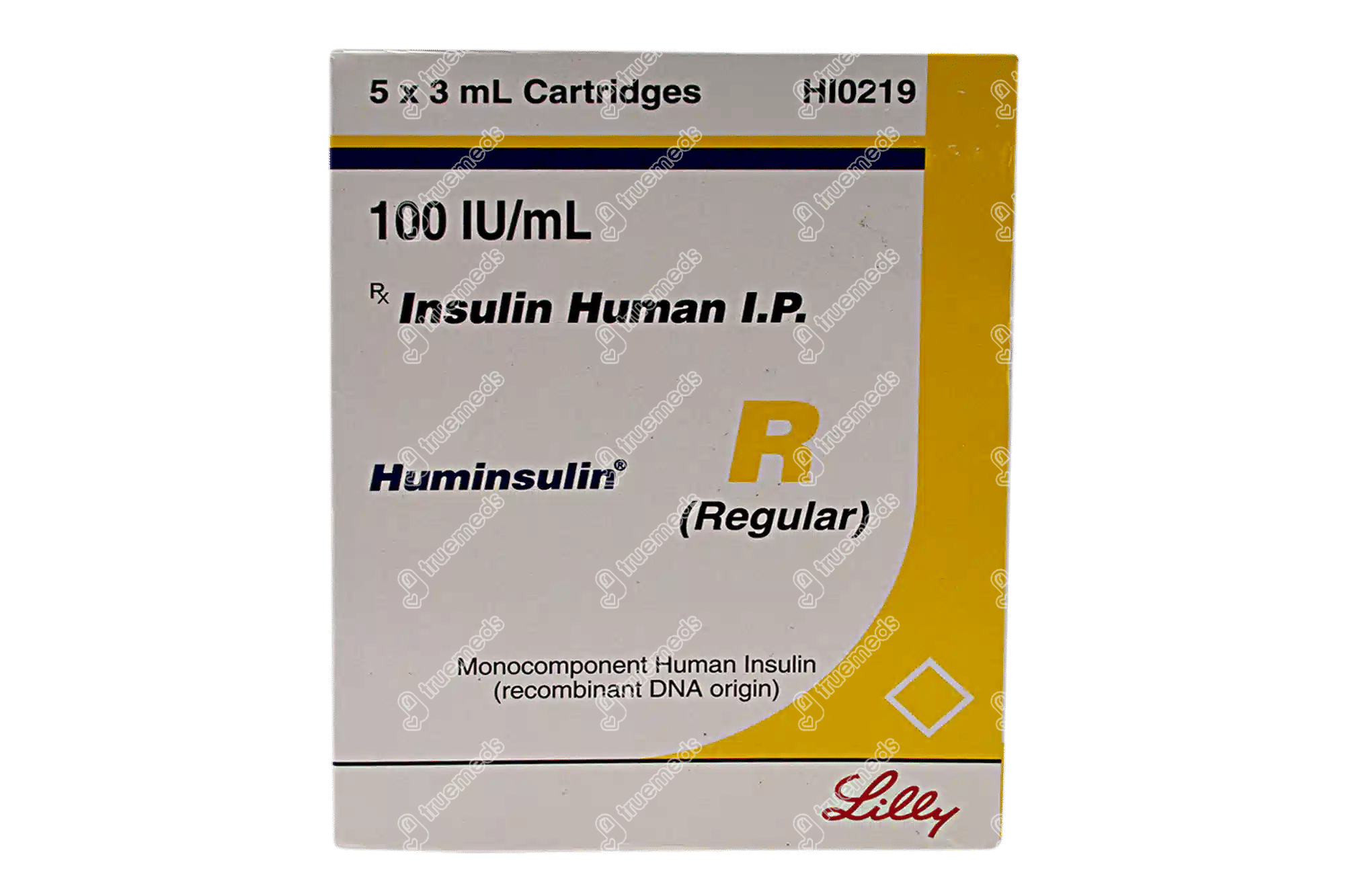 Huminsulin R 100 IU Cartridge 3 ML (box Of | Order Huminsulin R 100 IU Cartridge 3 ML (box Of ...