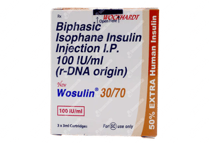 Wosulin 30/70 100 IU Cartridge 3 ML (pack Of | Order WOSULIN 30/70 100 ...