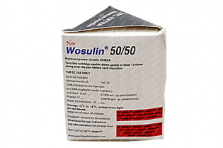 Wosulin 50/50 100 IU Cartridge 3 Ml(box Of | Order Wosulin 50/50 100 IU ...