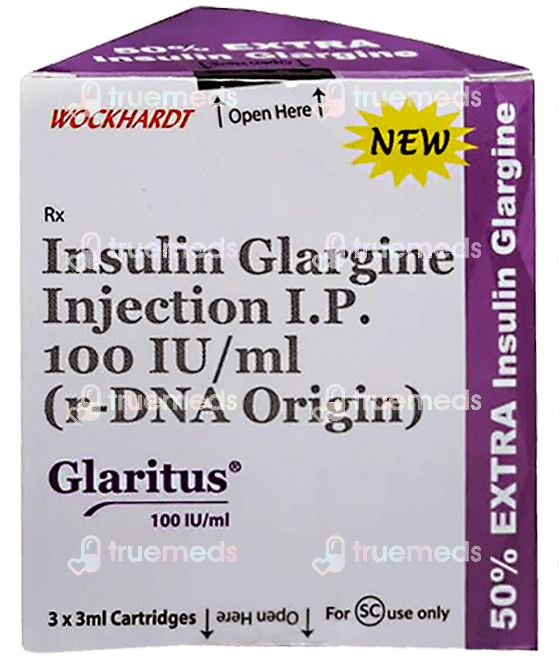 Glaritus 100 Iu Injection 3ml Pack Of 3 - Uses, Side Effects, Dosage ...