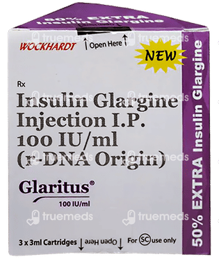 Glaritus 100 Iu Injection 3ml Pack Of 3 - Uses, Side Effects, Dosage ...