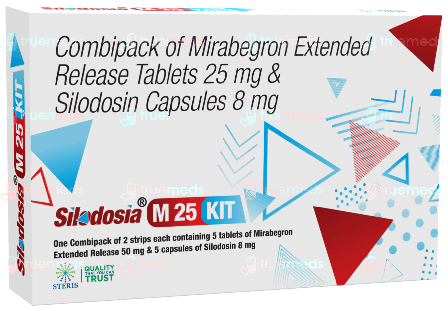 Silodosia M 25 Kit 1 - Uses, Side Effects, Dosage, Price | Truemeds