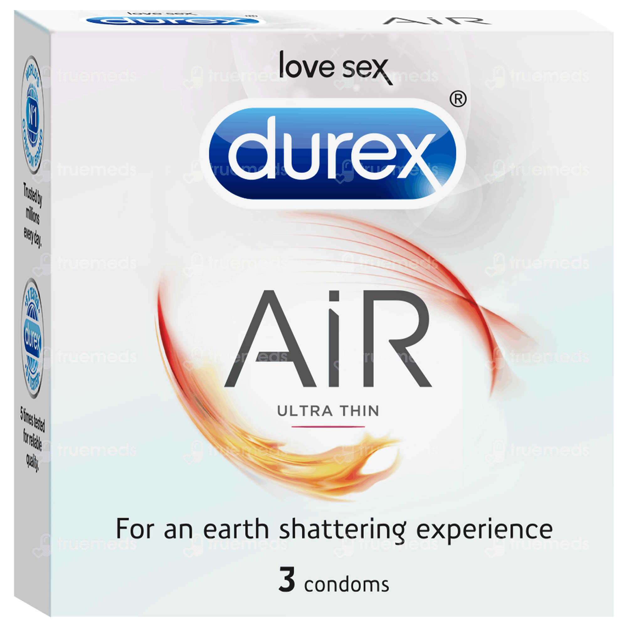 Durex Air Condom Pack Of 3 - Uses, Side Effects, Dosage, Price | Truemeds