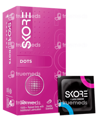Skore Dots Condom 10 - Uses, Side Effects, Dosage, Price | Truemeds