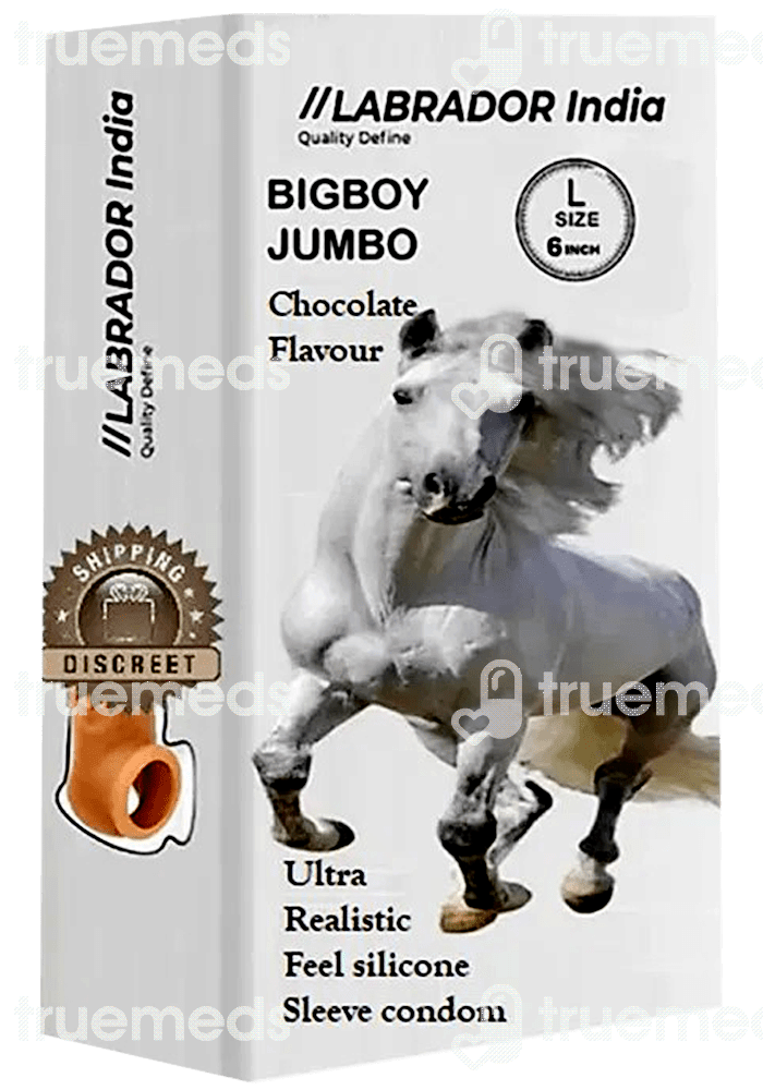 Labrador India Big Boy Jumbo Large Chocolate Flavour Condom 1 - Uses ...