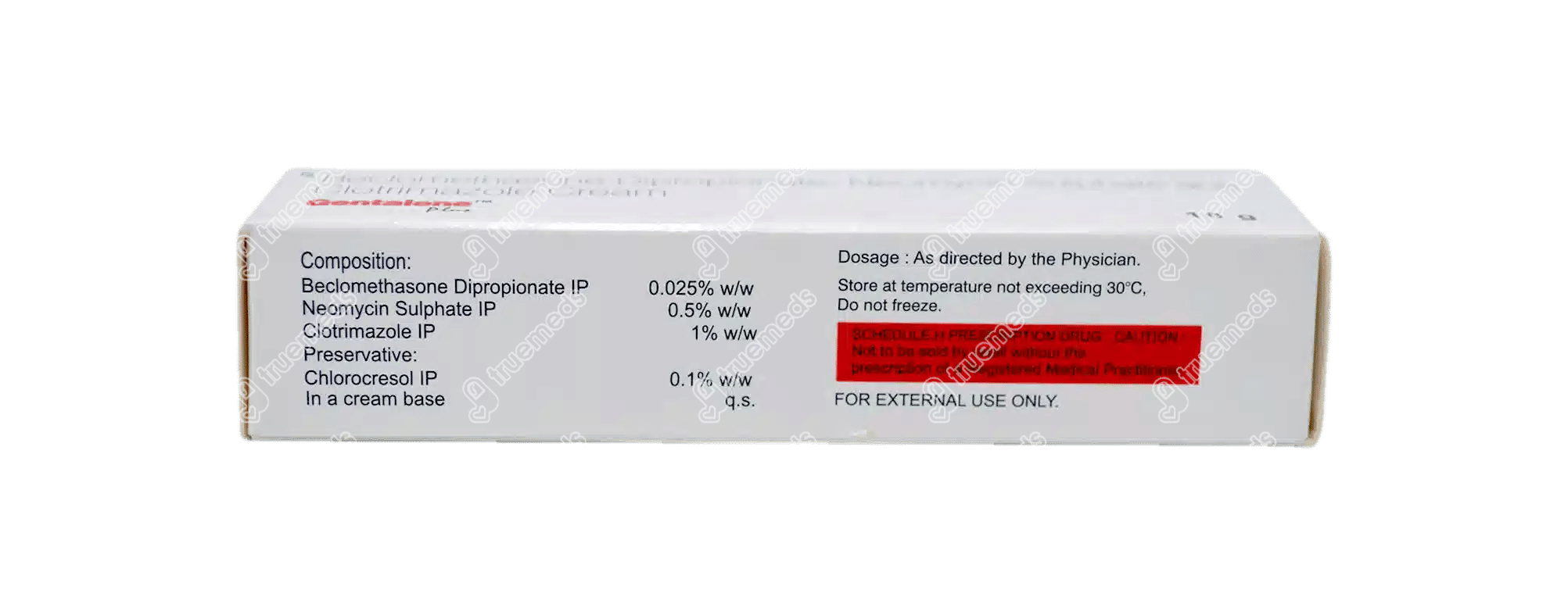 Gentalene Plus 0.025/0.5/1% Cream 10 GM | Order Gentalene Plus 0.025/0. ...