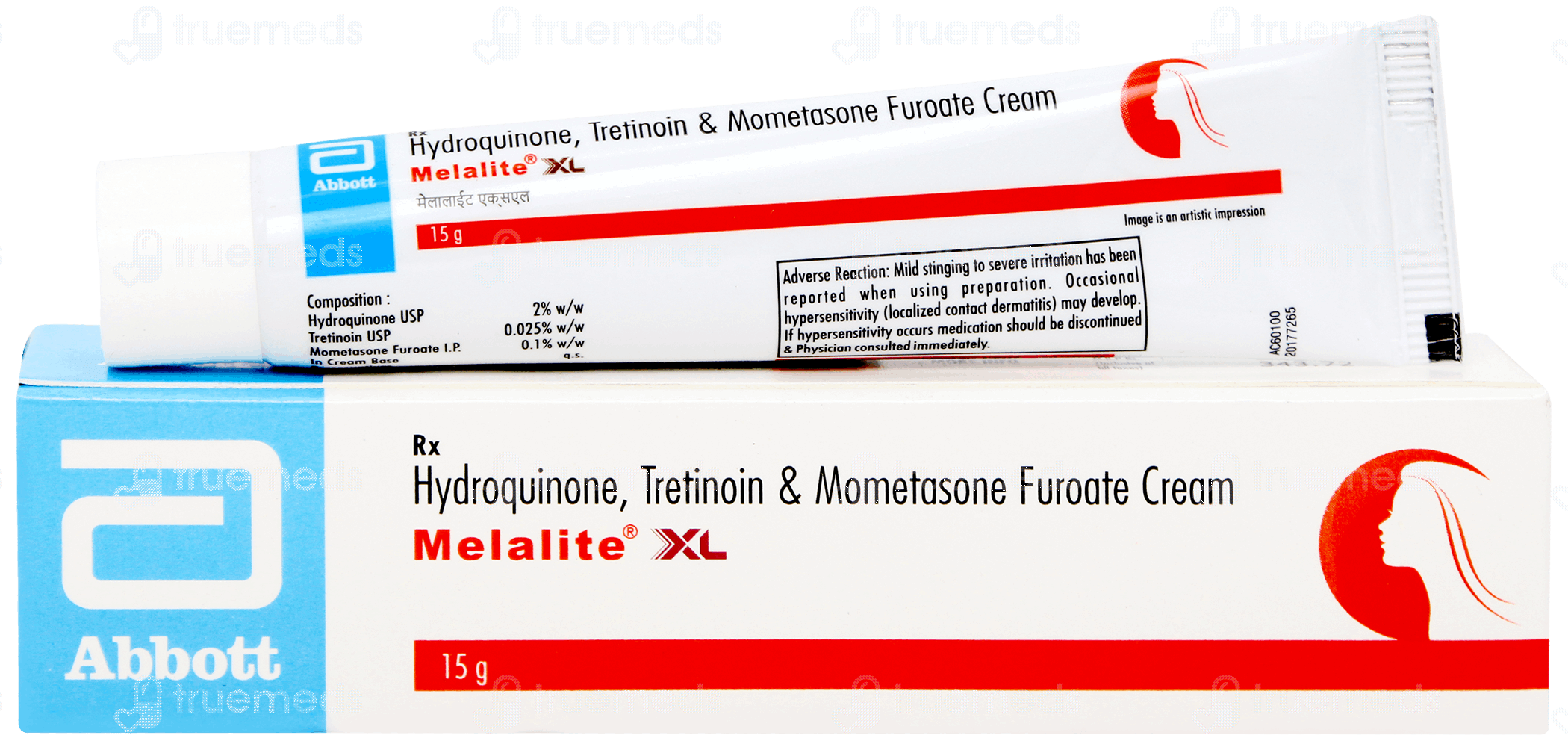 Melalite Xl 2/0.1/0.025% Cream 15 GM | Order Melalite Xl 2/0.1/0.025 % ...