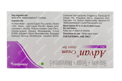 Advan Cream 20 GM - Uses, Side Effects, Dosage, Price | Truemeds