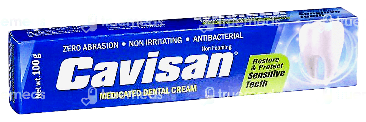 Cavisan Dental Cream 100 Gm - Uses, Side Effects, Dosage, Price | Truemeds