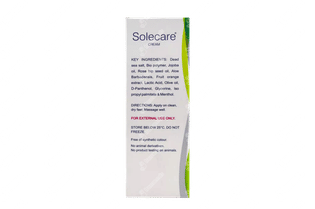Solecare Cream 50 Gm - Uses, Side Effects, Dosage, Price | Truemeds