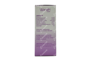 Wanish Cream 50 Gm - Uses, Side Effects, Dosage, Price | Truemeds