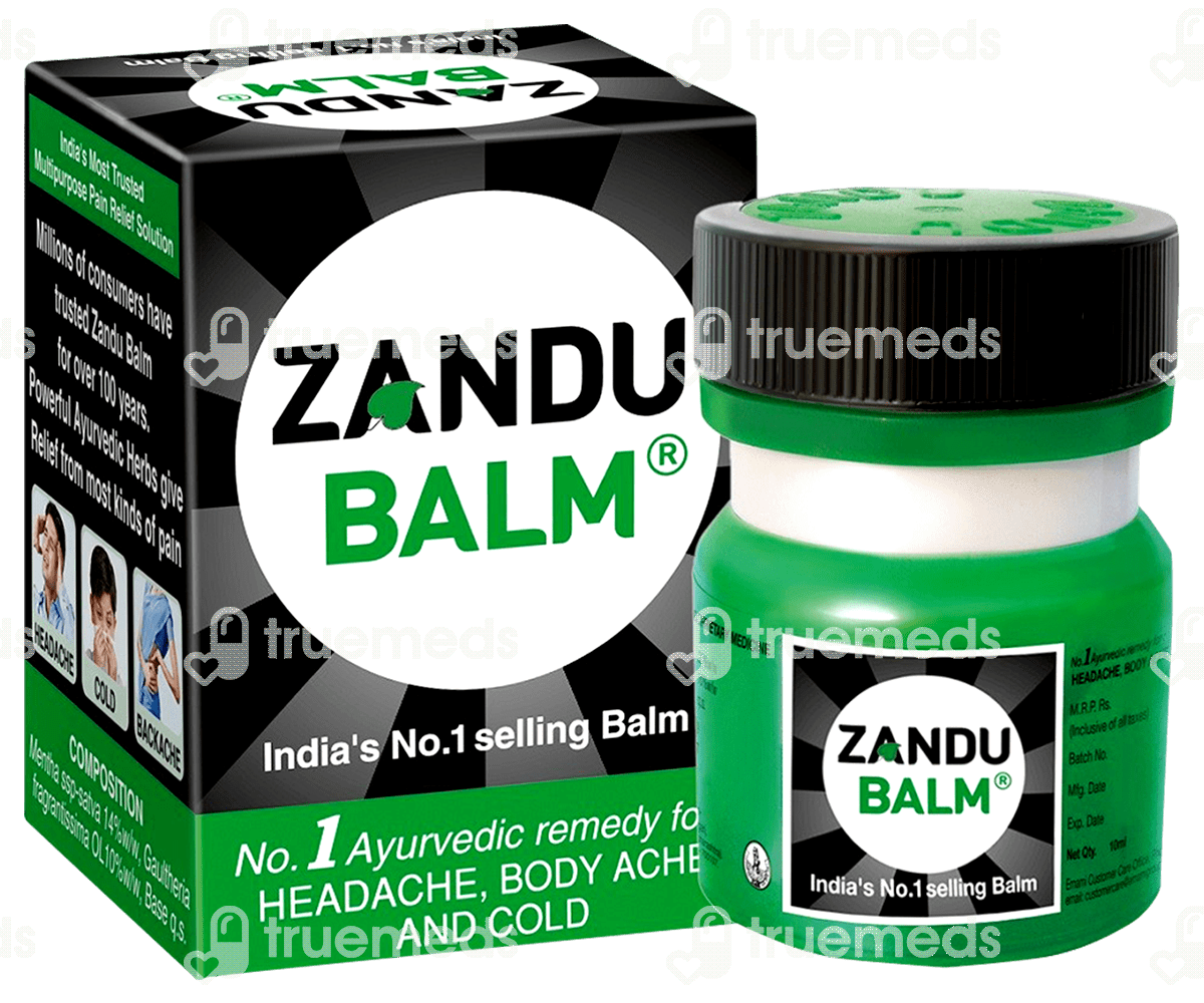 Zandu Balm Cream 10 Gm - Uses, Side Effects, Dosage, Price | Truemeds