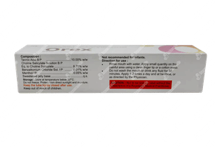 Orex Gel 10 Gm - Uses, Side Effects, Dosage, Price | Truemeds