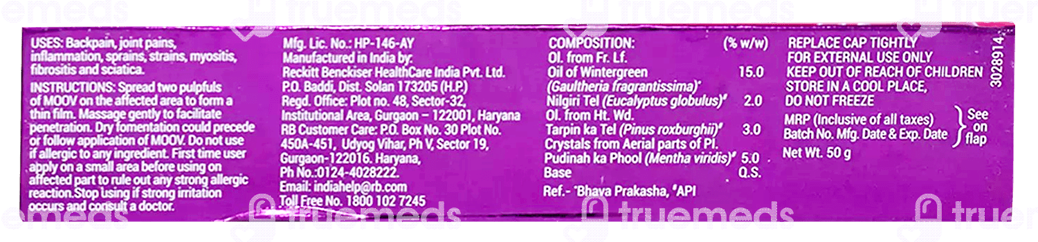 Moov Cream 50 GM | Order Moov Cream 50 GM Online at Truemeds
