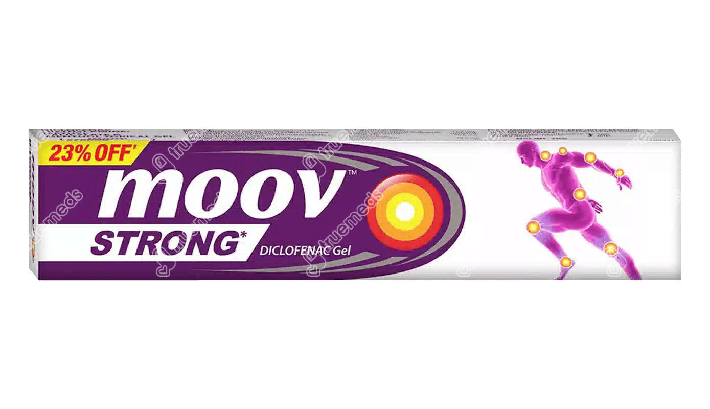 Moov Strong Gel 30 Gm - Uses, Side Effects, Dosage, Price | Truemeds