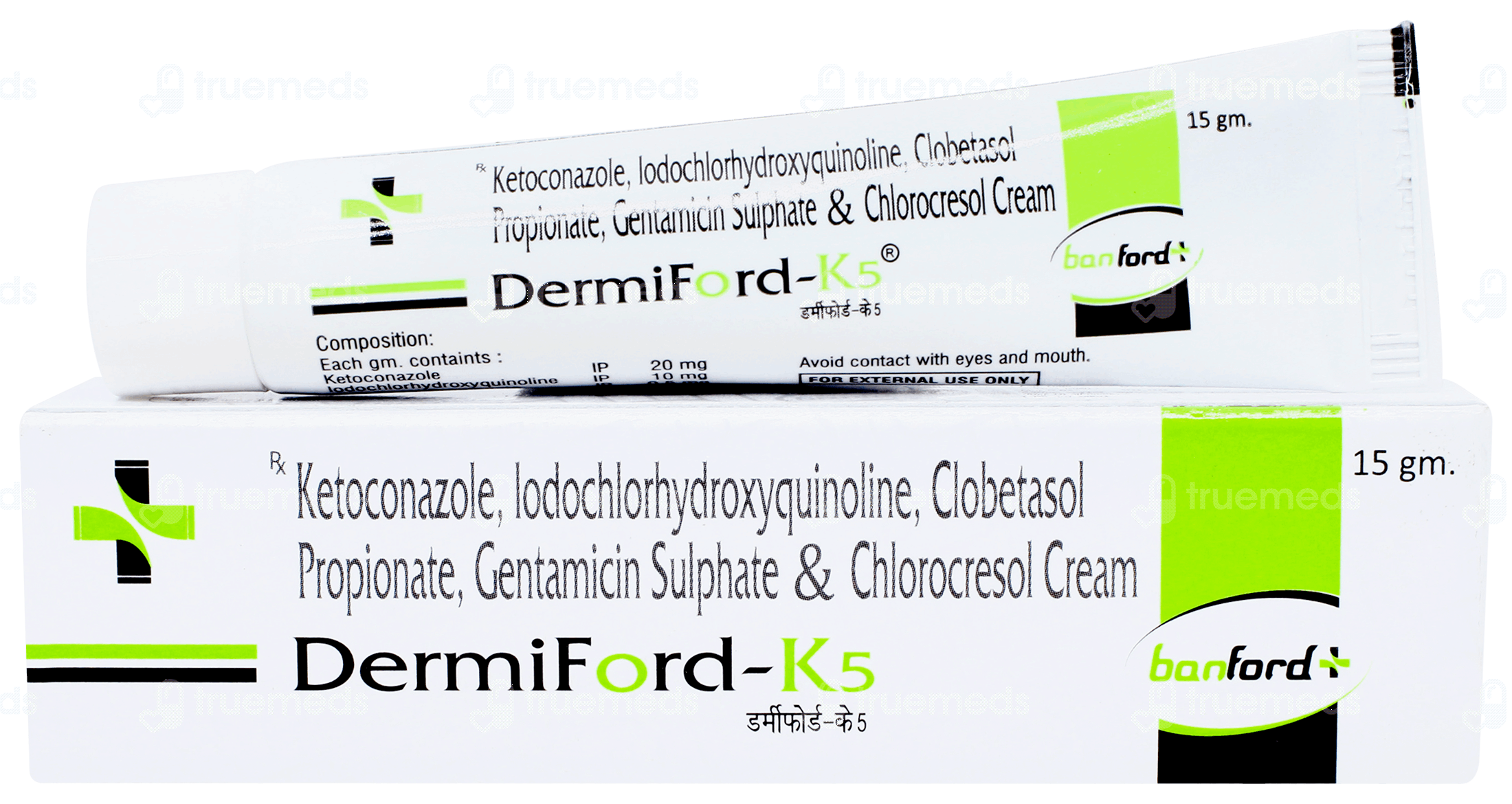 Dermiford K5 Cream 15 Gm - Uses, Side Effects, Dosage, Price | Truemeds