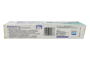 Denofit Denture Adhesive Cream 50 Gm - Uses, Side Effects, Dosage ...