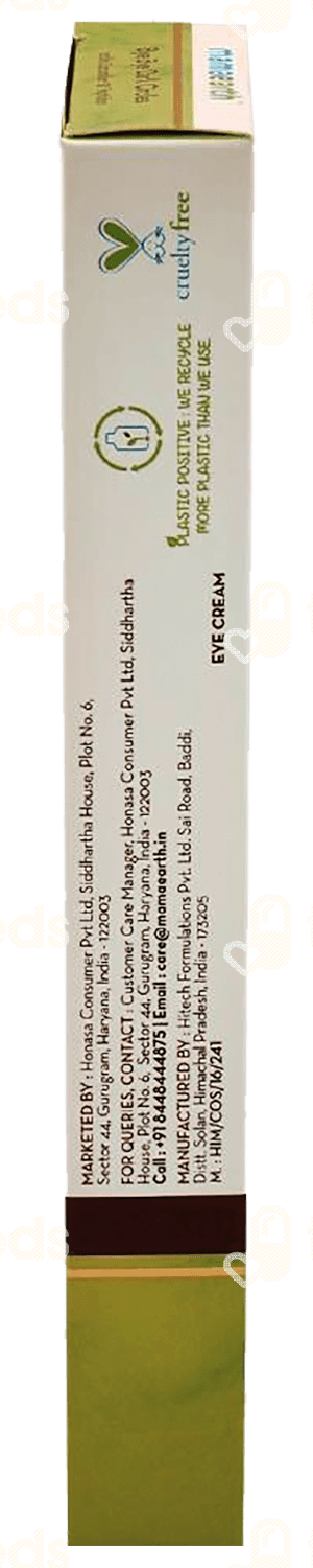 Mamaearth Bye Bye Dark Circles Eye Cream For Dark Circles 20 Ml - Uses ...