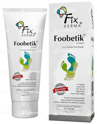 Fixderma Foobetik Cream 100 Gm - Uses, Side Effects, Dosage, Price ...