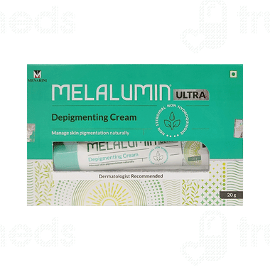 Melalumin Ultra Depigmenting Cream 20 Gm - Uses, Side Effects, Dosage ...